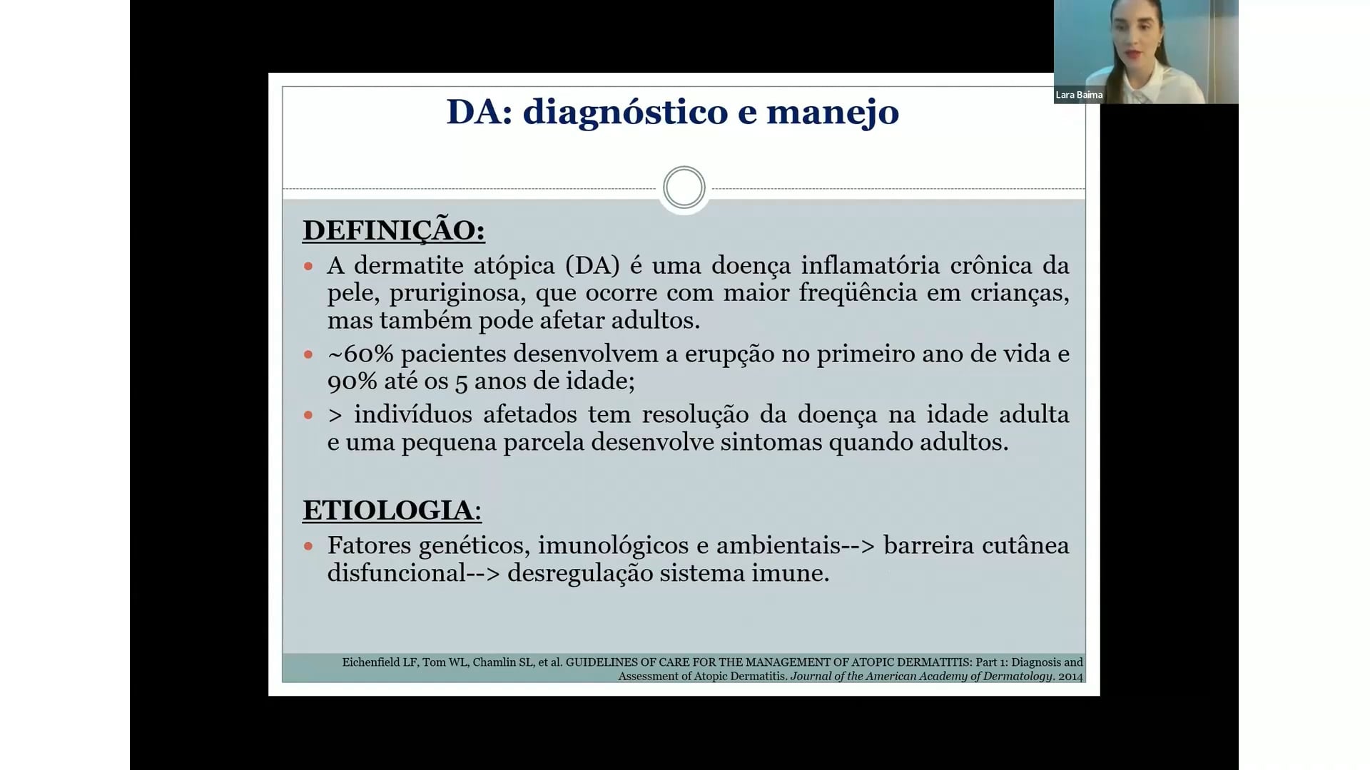 [SAPED] Dermatite Atópica: Diagnóstico e manejo | makadu.live - 2024